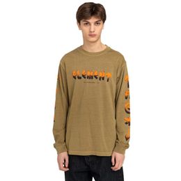 Element Langarmshirt &raquo;Runes&laquo; Dull Gold XS XS Umweltfreundliches Material: Jersey-Stoff...