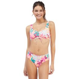 Roxy Bandeau-Bikini-Top »Active« Cantaloupe Tropi Palm XS - Cup B Cup B XS Stoff: Weicher, widerstandsfähiger...