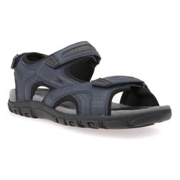Geox Sandale »UOMO SANDAL STRADA«, Sommerschuh, Klettschuh, Outdoorsandale, im Trekking-Look navy-dunkelgrau 47 47 Bequeme Sandale mit Fußbett