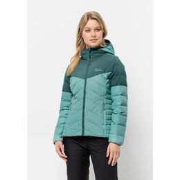 Jack Wolfskin Daunenjacke »TUNDRA DOWN HOODY W« mitKapuze sea-foam L (42/44) L (42/44) Hält Regen ab