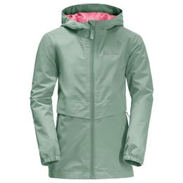 Jack Wolfskin Outdoorjacke »MALIMA JACKET G« mitKapuze granite-green 116 116 Leichte Regenjacke für Mädchen