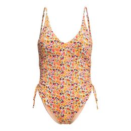 Roxy Badeanzug »Printed Beach Classics« Pastel Rose Swept Up Floral S S Weiches, widerstandsfähiges und dehnbares Design