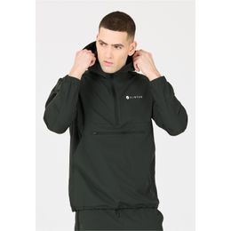 Trainingsjacke Virtus "Jayson", Herren, Gr. L, grau, 88% Polyamid, 12% Elasthan, unifarben, normal, hoch geschlossener Ausschnitt, Jacken, Im Anorak-Design mit Stretchfunktion