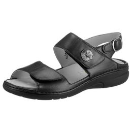 Waldl&auml;ufer WALDL&Auml;UFER Riemchensandale &raquo;GUNNA&laquo;, Sommerschuh, Sandalette, Keilabsatz, mit Klett, Weite G = weit schwarz 8,5 (42,5) 8,5 (42,5) Mit sch&ouml;nem...