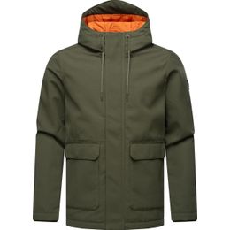 Winterjacke Ragwear "Mr Them", Herren, Gr. S (48), grün (flaschengrün), Obermaterial: 100% Polyester, Innenfutter: 100% Polyester, Wattierung: 100% Polyester, gerade hüftbedeckend, hoch geschlossener Ausschnitt, Ärmel ohne Ärmelschlitz Rippstrickbündchen, Jacken, stylische Herren Outdoorjacke mit großer Kapuze