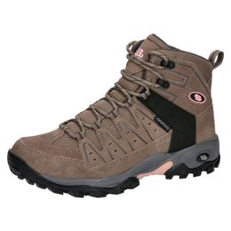 Brütting Outdoorschuh BRÜTTING "Outdoorstiefel Mount Pinos High", Damen, Gr. 41, braun, Leder, Schuhe
