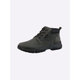 Stiefelette Rieker, Herren, Gr. 46, grau (anthrazit), Lederimitat, Schuhe