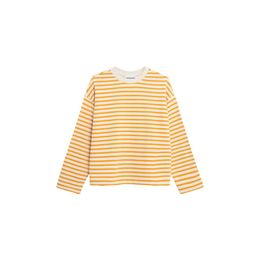 armedangels Pullover 'FRANKAA' MAARLEN STRIPE Damen Größe XL orange / wollweiß