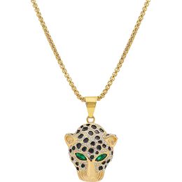 Damen Anhänger mit Kette goldfarben, Größe 0