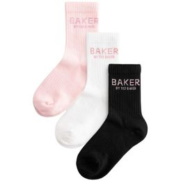 Baker By Ted Baker Socks girl Pink, Black, White size 12.5-3.5