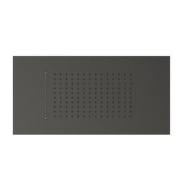 Mariner Edelstahl-Regenpaneel f&uuml;r Deckeneinbau mit 2 Funktionen, WLS3952-GR,