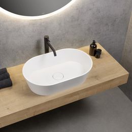 rivea Maila Aufsatzwaschtisch B: 60 H: 16,6 T: 38 cm, mit pflegeleichter Oberfl&auml;che, BR0530WM,