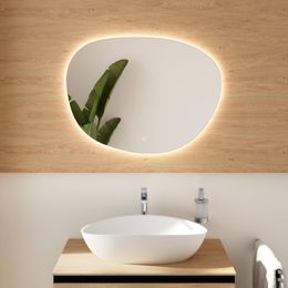 rivea Kanya stone Lichtspiegel, mit umlaufender Beleuchtung, BR0117MI,