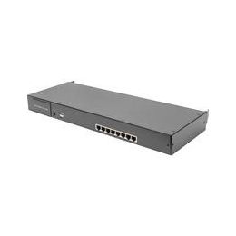 Digitus Modularer CAT 5 KVM-Switch 8-Port schwarz, 8-Port