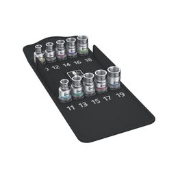 Wera 8790 HMC HF 1 Zyklop Steckschl&uuml;sseleinsatz-Satz 1/2 Zoll, mit Haltefunktion, 10-teilig (05004203001)