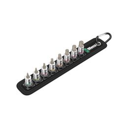Wera Belt A 2 Zyklop Bitnuss-Satz Innensechskant, mit Haltefunktion, 1/4"-Antrieb, 8-teilig (05003881001)