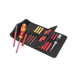 Wera VDE-Wechselklingen mit Handhalter, Kraftform Kompakt VDE 18 Universal 1 Tool Finder, 18-teilig (05006613001)