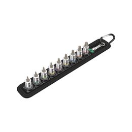 Wera Belt A 3 TORX HF Zyklop Bitnuss-Satz TORX, mit Haltefunktion, 1/4"-Antrieb, 9-teilig (05003882001)