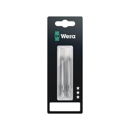 Wera 867/4 Z TORX BO Bits mit Bohrung SB, TX 10 x 70 mm, 2-teilig (05073068001)