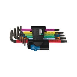 Wera 967/9 TX Multicolour HF 1 Winkelschl&uuml;sselsatz mit Haltefunktion, 9-teilig (05024179001)