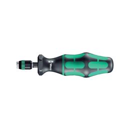 Wera Serie 7400 Kraftform Drehmomentschraubendreher, mit werkseitig fest voreingestelltem Messwert (1,2-3,0 Nm) mit Rapidaptor Schnellwechselfutter, Heftgr (05074716001)