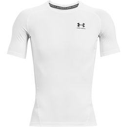 Under Armour Heatgear Comp Funktionsshirt Herren - weiß - Gr. XXL - Polyester/Elastan