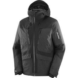Salomon Spark Skijacke Herren - schwarz - Gr. L - Polyester