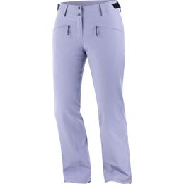Salomon Edge Skihose Damen - lila - Gr. M - Polyester/Elastan