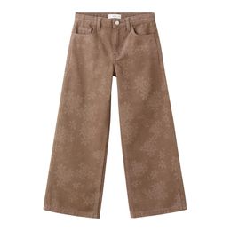 Mango Kids Jeans 'Victoria' M&auml;dchen Gr&ouml;&szlig;e 116 braun / hellbraun
