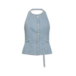 Ivy Copenhagen Top 'Alba' Damen Gr&ouml;&szlig;e M/L blue denim
