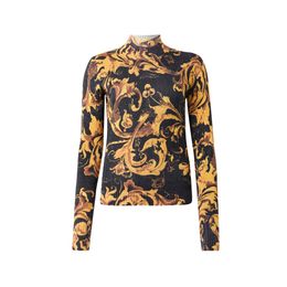 Versace Jeans Couture Pullover 'BAROCCO PORCELAIN' Damen Gr&ouml;&szlig;e L braun / pueblo / schwarz