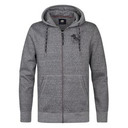 PETROL INDUSTRIES Sweatjacke Herren Gr&ouml;&szlig;e L anthrazit / schwarz