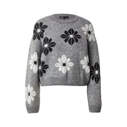 ONLY Sweater 'ONLFREESIA' female size L mottled grey / Black / White