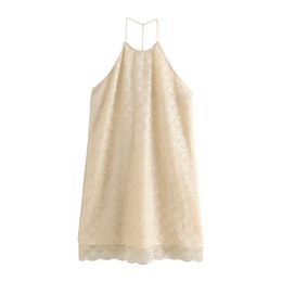next Kleid Damen Gr&ouml;&szlig;e 48/50 beige Sommerkleid