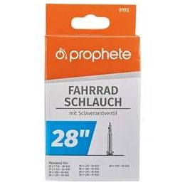 Fahrradschlauch Prophete "f&uuml;r Reifengr&ouml;&szlig;e 27/28", schwarz, Fahrradschl&auml;uche, 48mm, Sclaverandventil (SV), 28 Zoll (71,12cm)