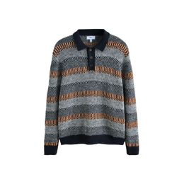 next Pullover Herren Gr&ouml;&szlig;e L navy / cognac / wei&szlig;