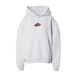 Oh April Sweatshirt 'Boyfriend' Damen Gr&ouml;&szlig;e XS graumeliert / burgunder