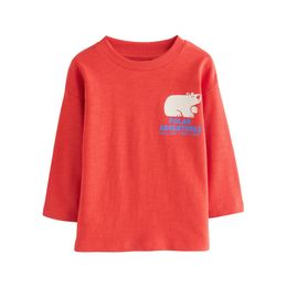 next Shirt Jungen Gr&ouml;&szlig;e 68 creme / azur / orangerot
