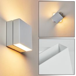 hofstein Fontanile Au&szlig;enwandleuchte LED Wei&szlig;, 1-flammig