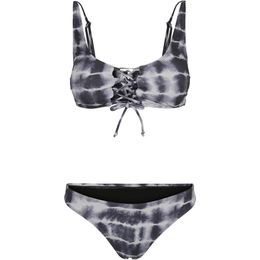 Urban Classics Bikini Damen Gr&ouml;&szlig;e S schwarz / wei&szlig;
