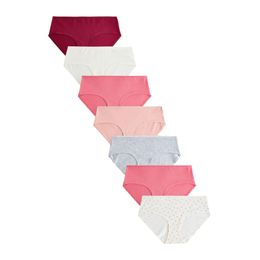 next Panty Damen Gr&ouml;&szlig;e 7XL graumeliert / beere / puder / wei&szlig;
