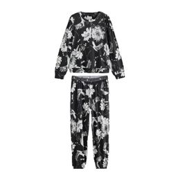 B By Ted Baker Pyjama Damen Gr&ouml;&szlig;e S grau / schwarz / wei&szlig; Winterkleid