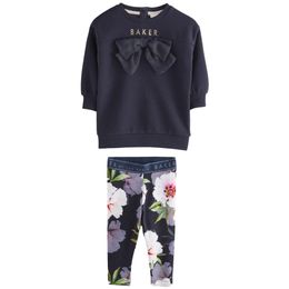 Baker By Ted Baker Set M&auml;dchen Gr&ouml;&szlig;e 86 navy / gr&uuml;n / rosa / wei&szlig;