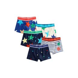 next Boxershorts Jungen Gr&ouml;&szlig;e 98 blau / navy / dunkelblau / gr&uuml;n / wei&szlig; / wollwei&szlig;