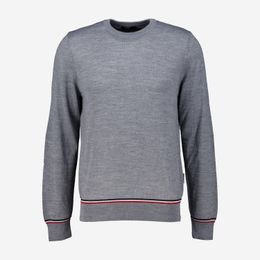 Grauer Pullover aus Wollmischung