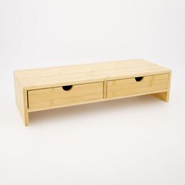 Osco Monitorst&auml;nder aus Bambus 11x47cm