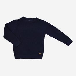 Blue Seven Dunkelblauer gerippter Pullover