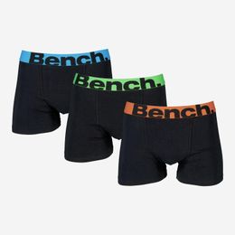 Bench 3er-Pack schwarze Boxershorts