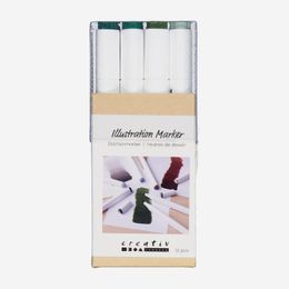 Creativ Company 12er-Pack alkoholbasierte Marker
