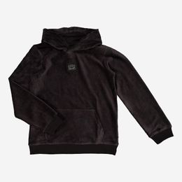 Levi's Grauer gerippter Kapuzenpullover